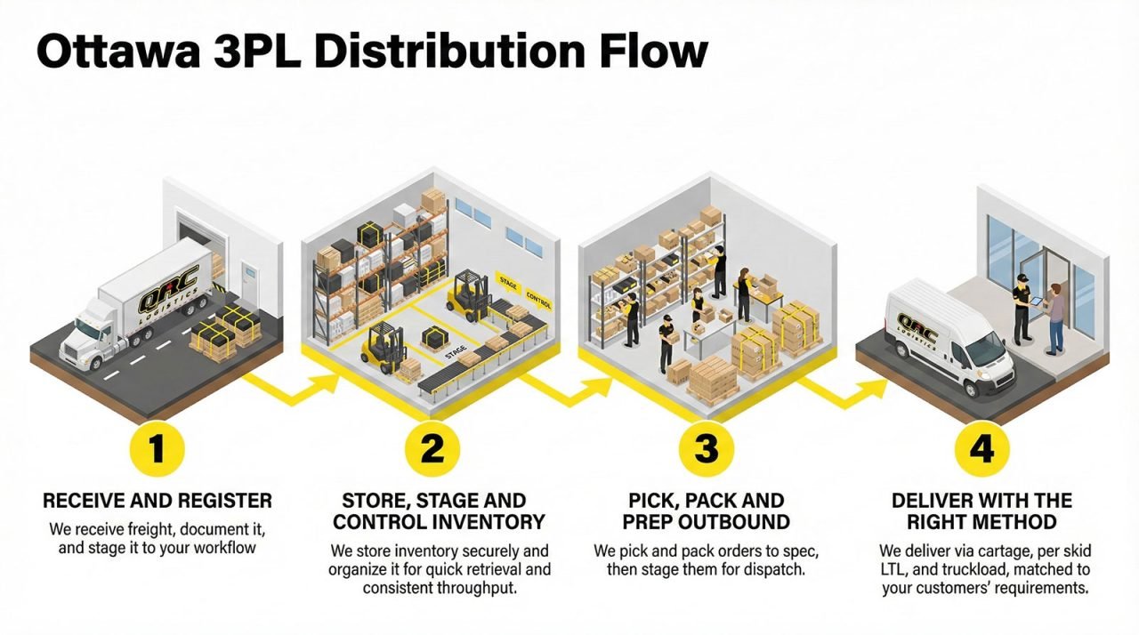 Ottawa 3PL Distribution & Logistics Services | QRC Logistics